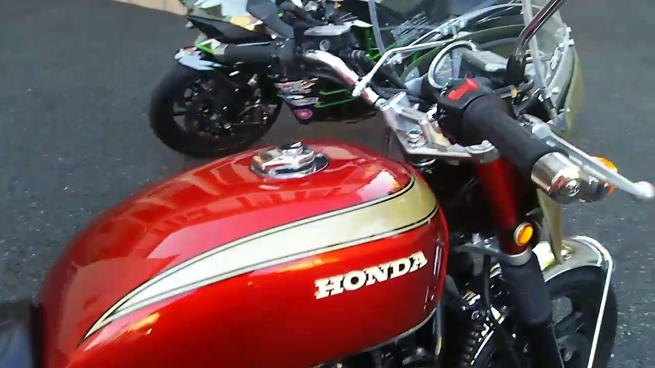 CB1100 four 仕様 4本マフラーサウンドクリップ - YouTube