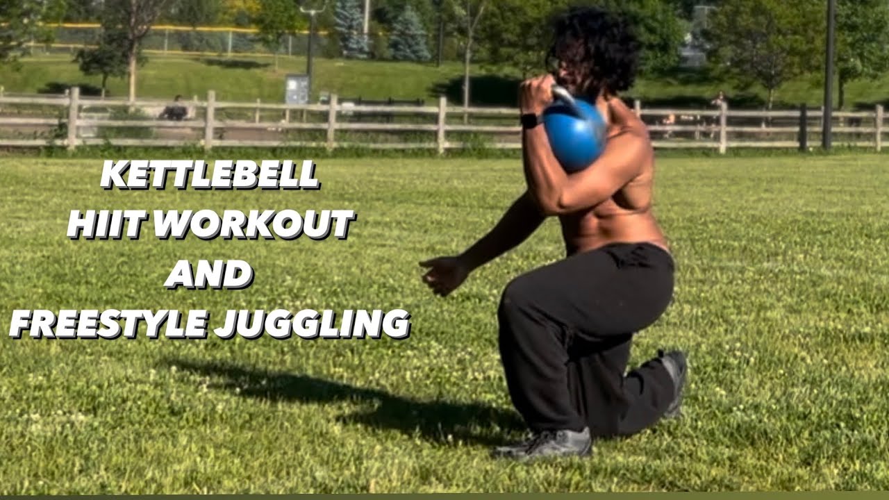 Ep. 190 - Kettlebell Based HIIT Workout and Freestyle KB Juggling - YouTube