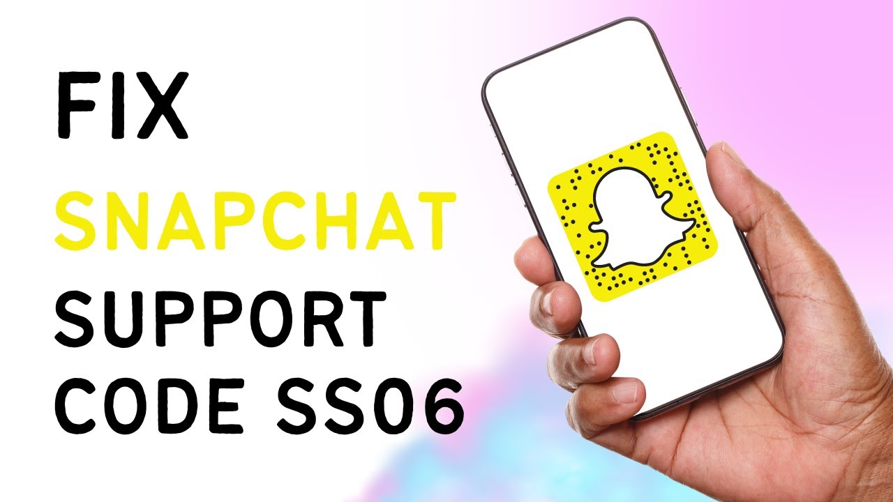 How To Fix Snapchat Support Code SS06 - YouTube