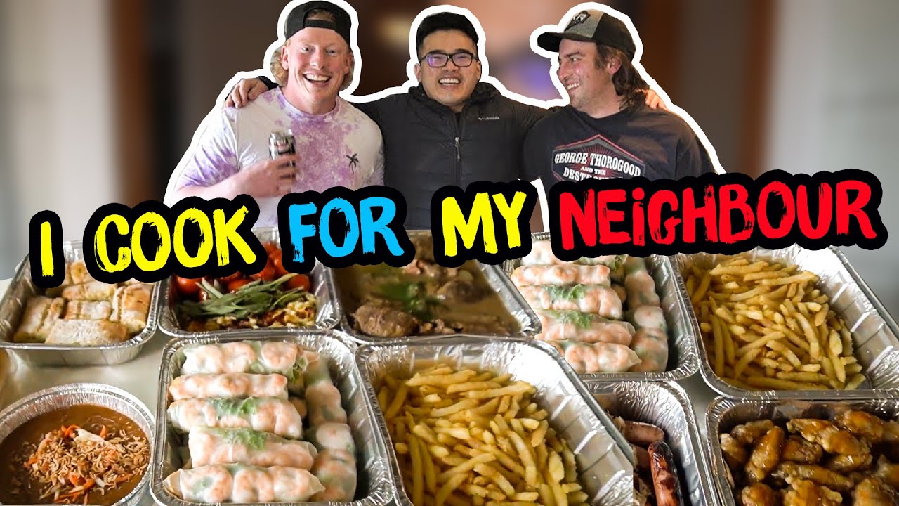 I COOK FOR MY NEIGHBOUR - YouTube