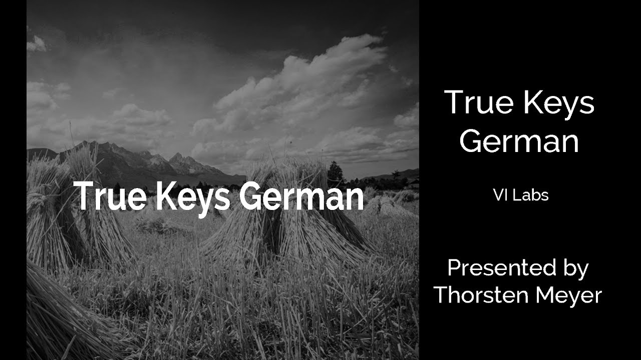 True Keys German by VI Labs Improvisation - YouTube