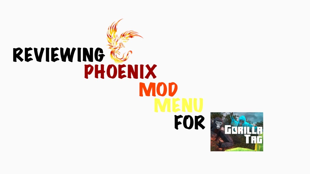 Reviewing The Phoenix Mod Menu Gorilla Tag (link in description) - YouTube