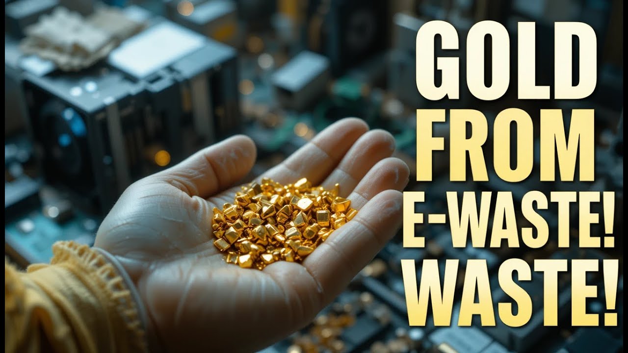 Amazing Method Of Gold Recovery | Easy to Recover Gold From E Waste ...