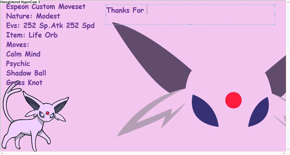 Moveset 23 - Espeon - YouTube