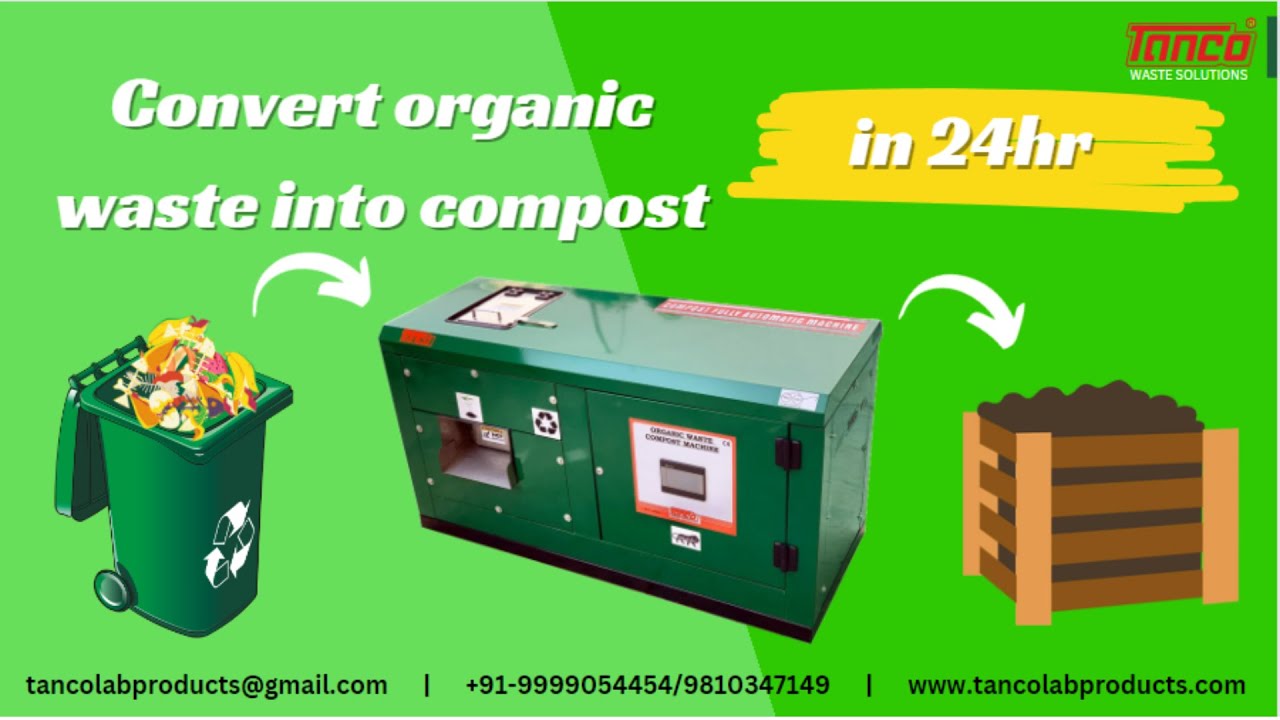 Convert organic waste into compost in 24hr. - YouTube