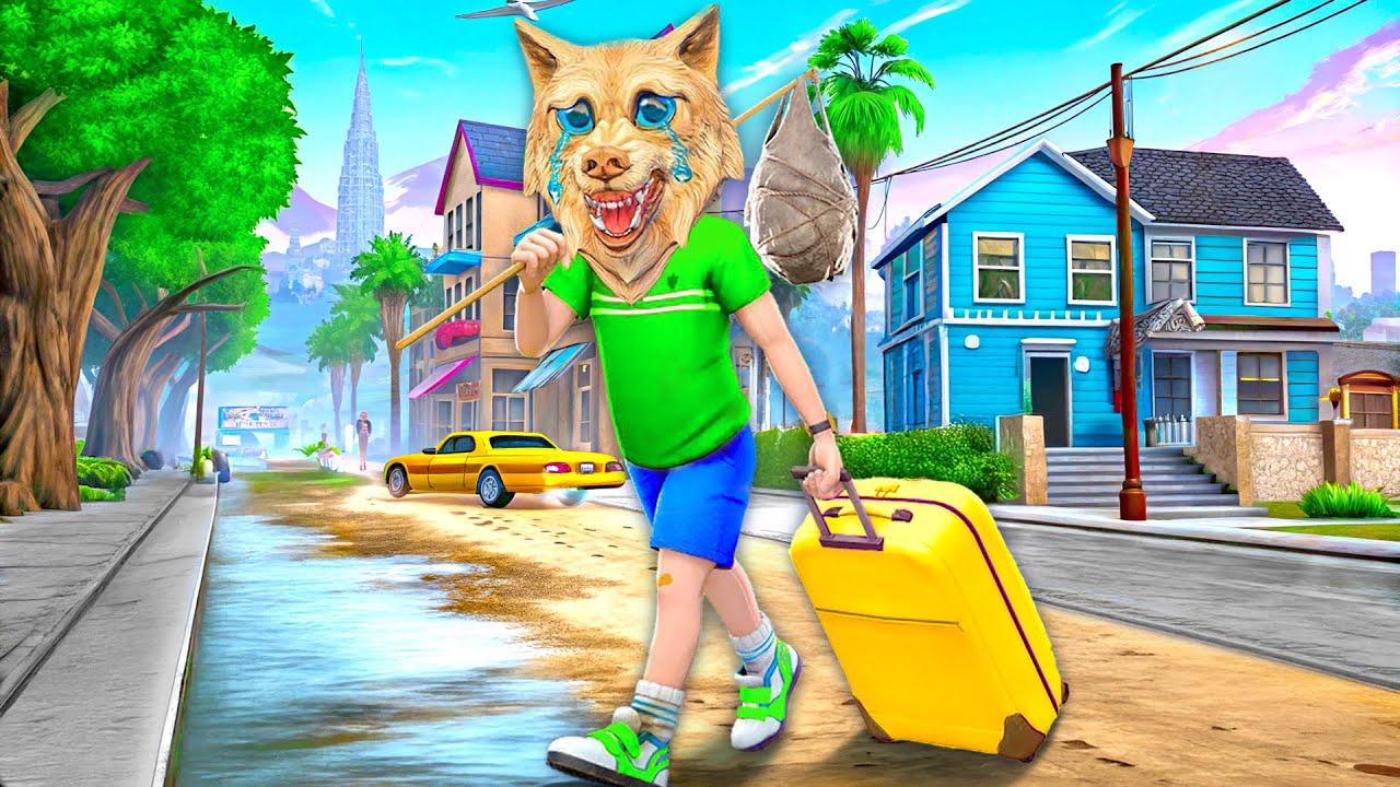 FLAZY SE ESCAPÓ DE CASA ! SALÍ DE CASA EN GTA 5 ONLINE ! - RETO DE 24 ...