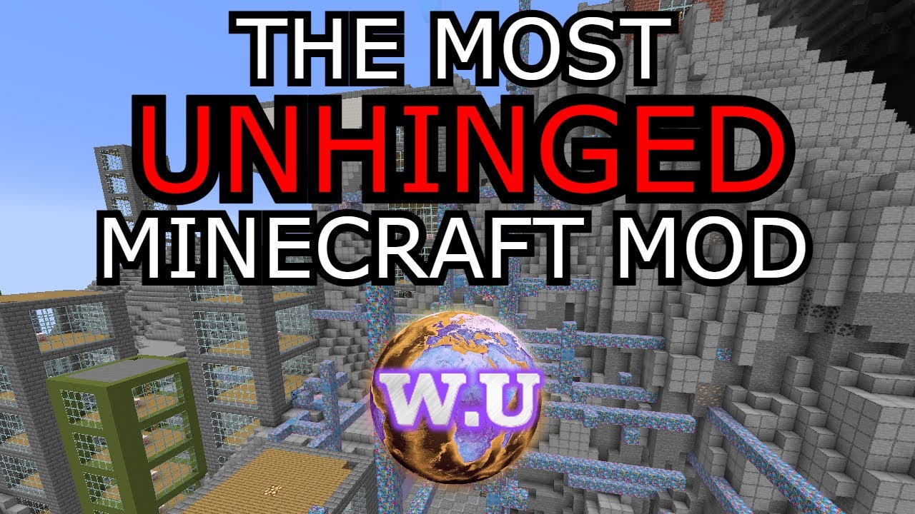 Playing The Most UNHINGED Minecraft Mod... - YouTube