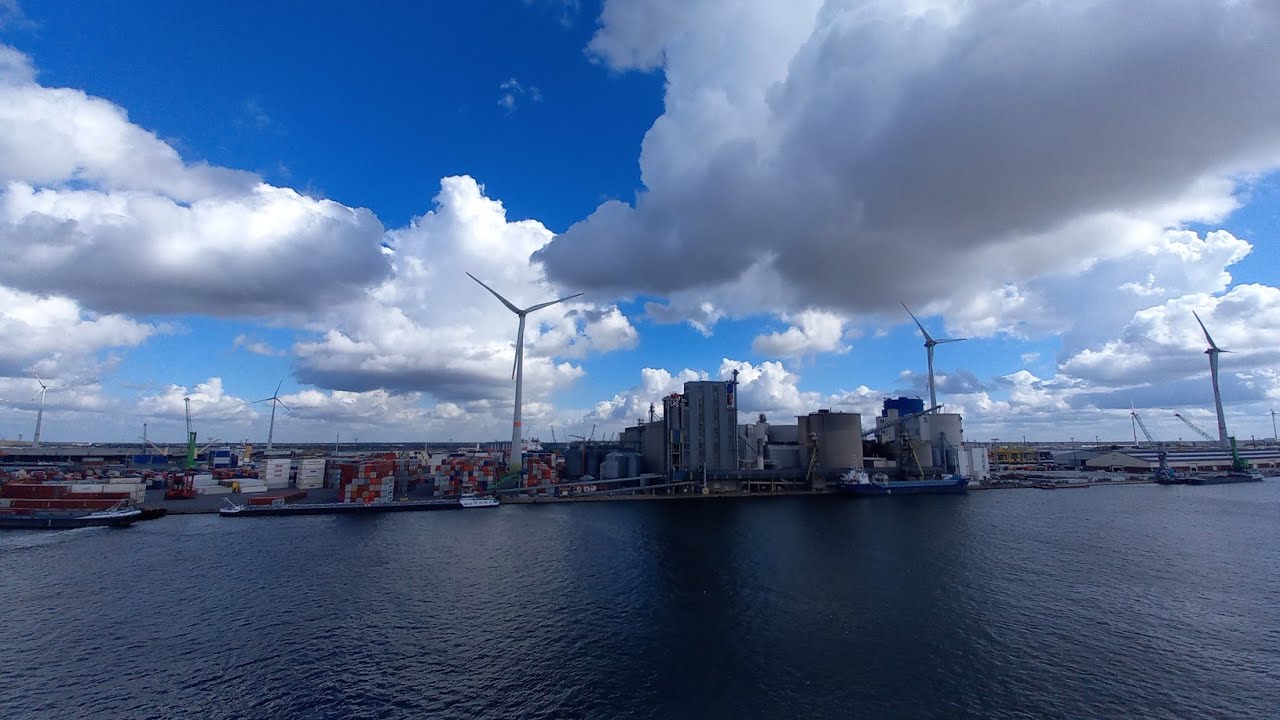 Antwerp:one of the sustainable cities in the world #windmill #turbines ...