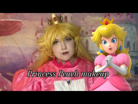 Princess Peach cosplay makeup tutorial - YouTube