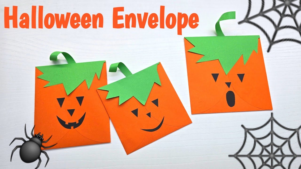 Halloween Craft| DIY Halloween Gift Envelope | Easy&Spooky Craft Ideas ...