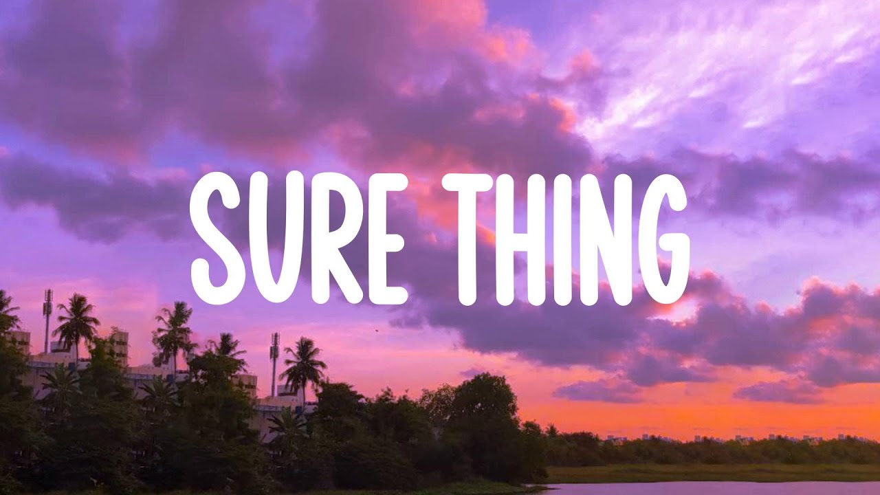 Miguel - Sure Thing (Lyric video) - YouTube