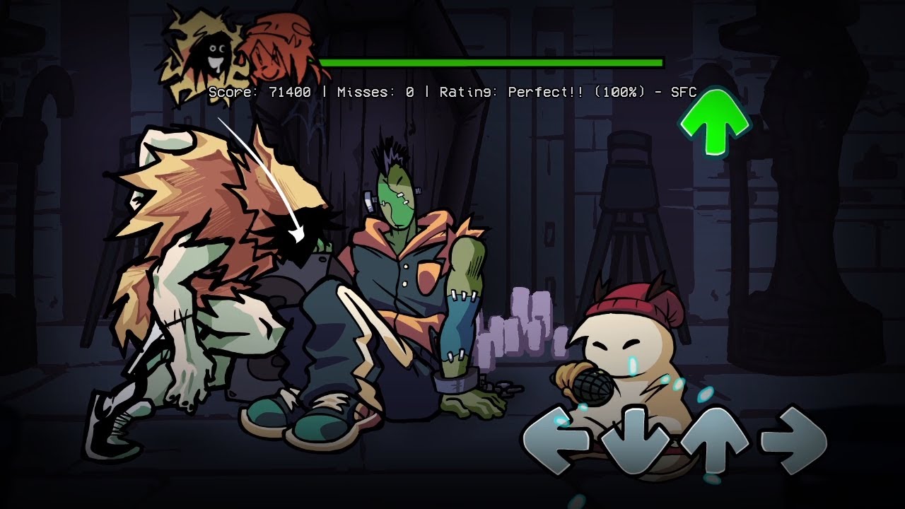 FNF - UNB - Zib Monster (by Sinisterbart) - YouTube