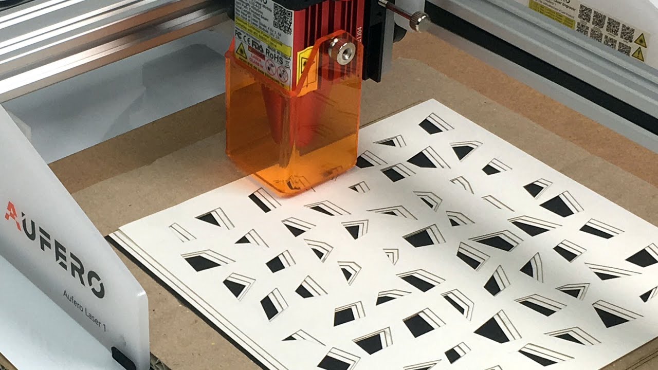 LASER DRAWING 02 | Cutting Paper with Aufero Laser - Generative Art ...