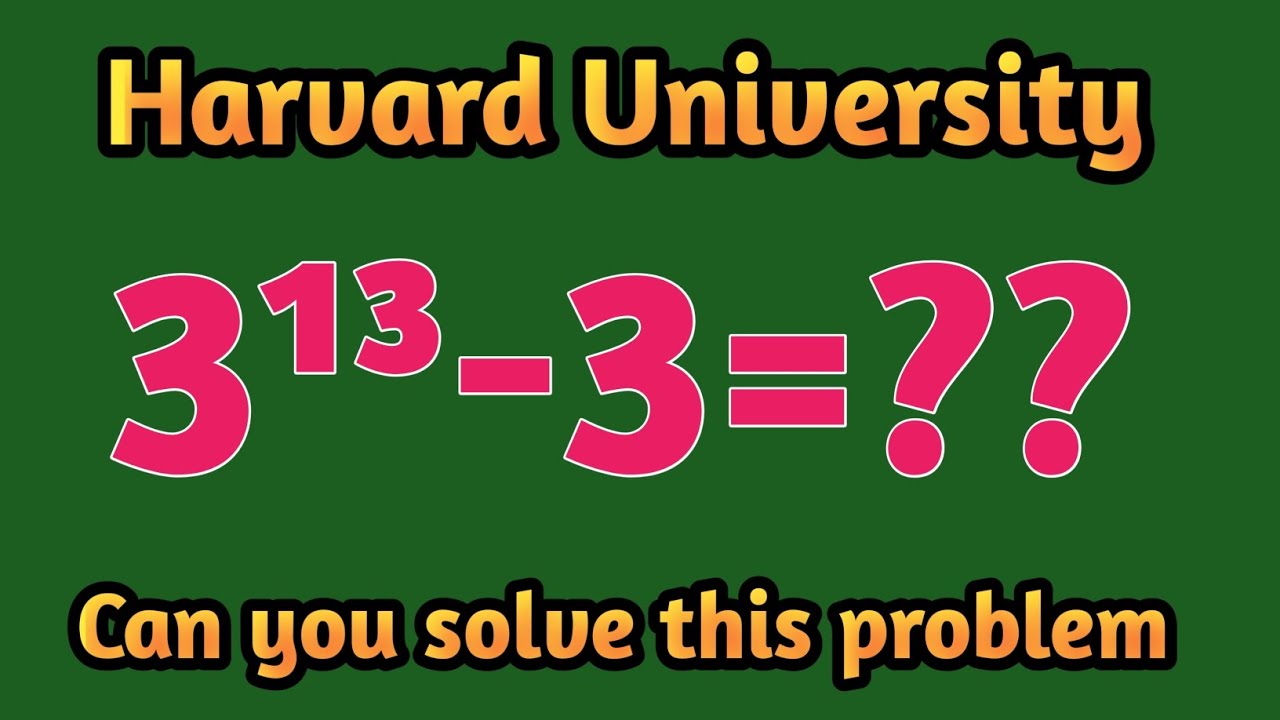 The Exponential Olympiad Problem That Stumped Mathematicians - YouTube