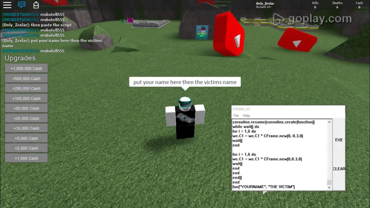 Roblox Exploit 2017 STIGMA Script Executer ( My First Video) - YouTube
