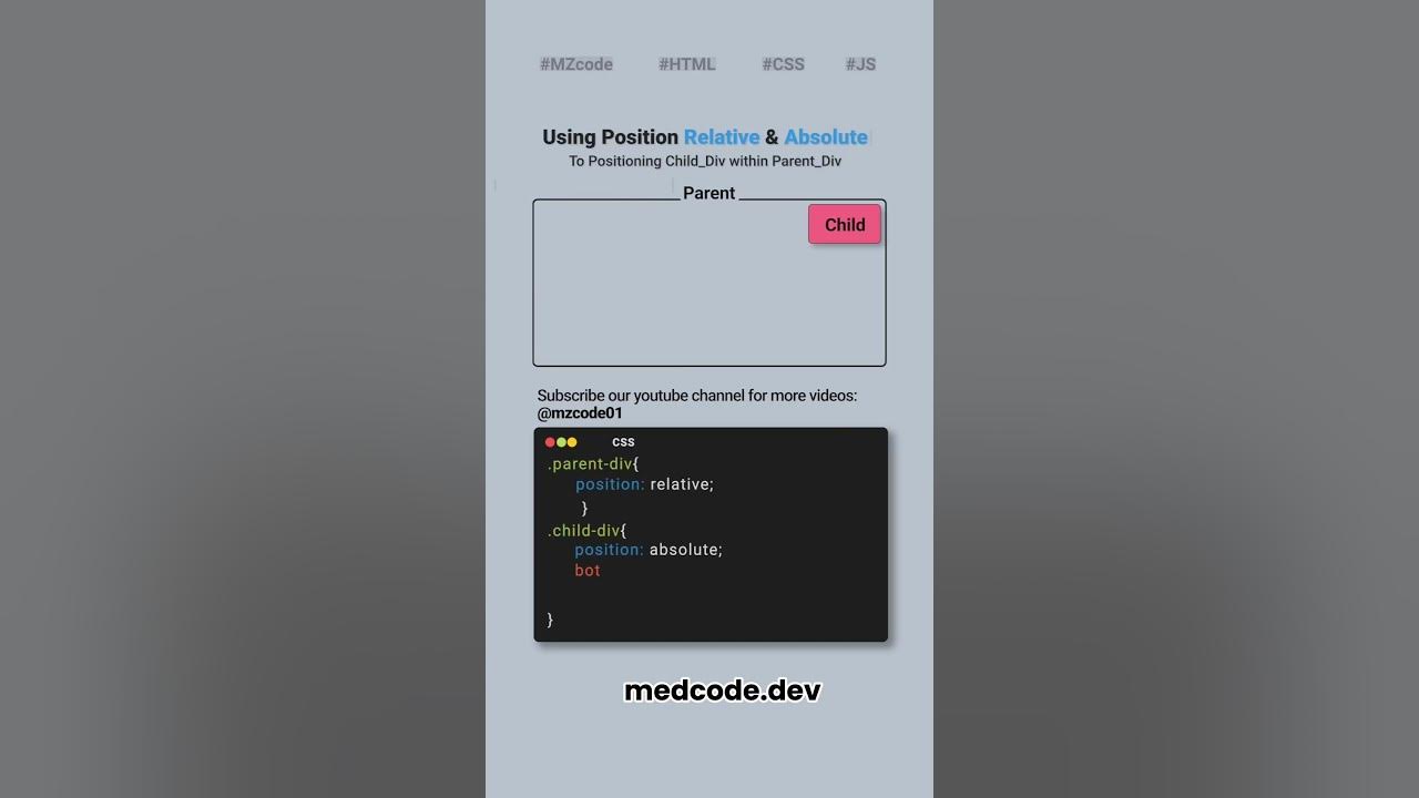 Css Position Property Coding Htmlwebsite Webdevelopment Programming