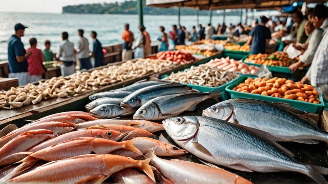 Exploring the Biggest Fish Market in Malvan - YouTube