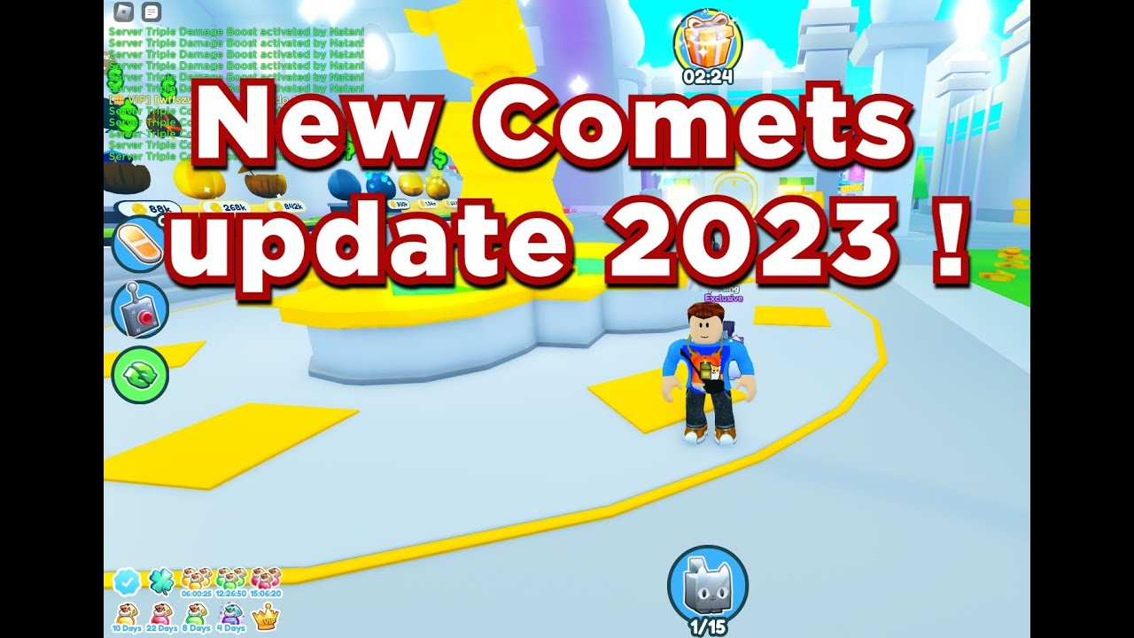 New Comets Update in Pet Sim X 2023 - YouTube