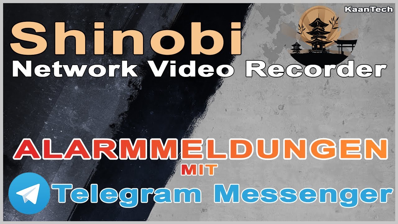 Shinobi NVR Alarmmeldungen mit Telegram Messenger - YouTube