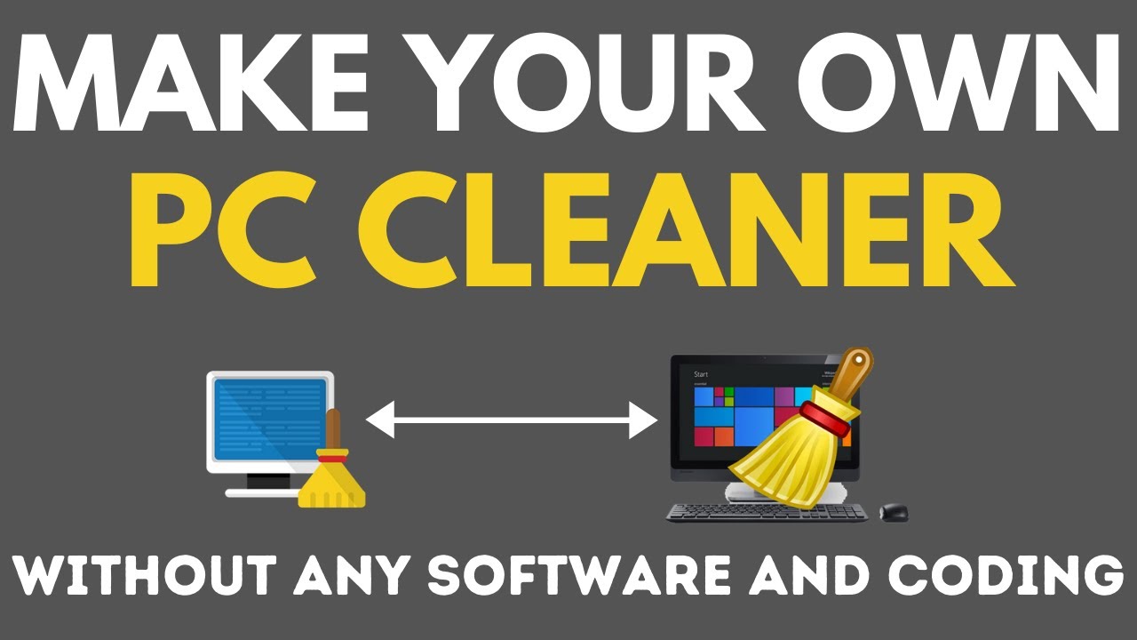 HOW TO MAKE YOUR OWN PC CLEANER|CLEAN JUNK FILES FROM YOUR LAPTOP PC ...
