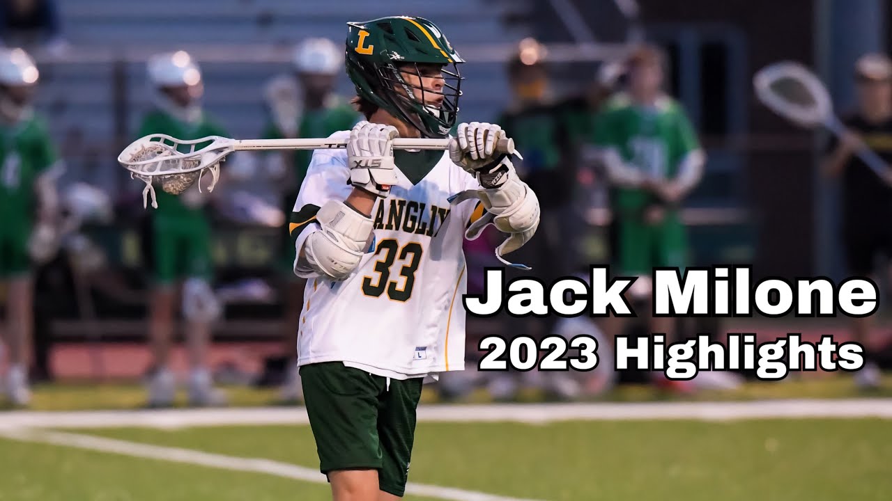 Jack Milone 2023 Lacrosse Highlights - YouTube