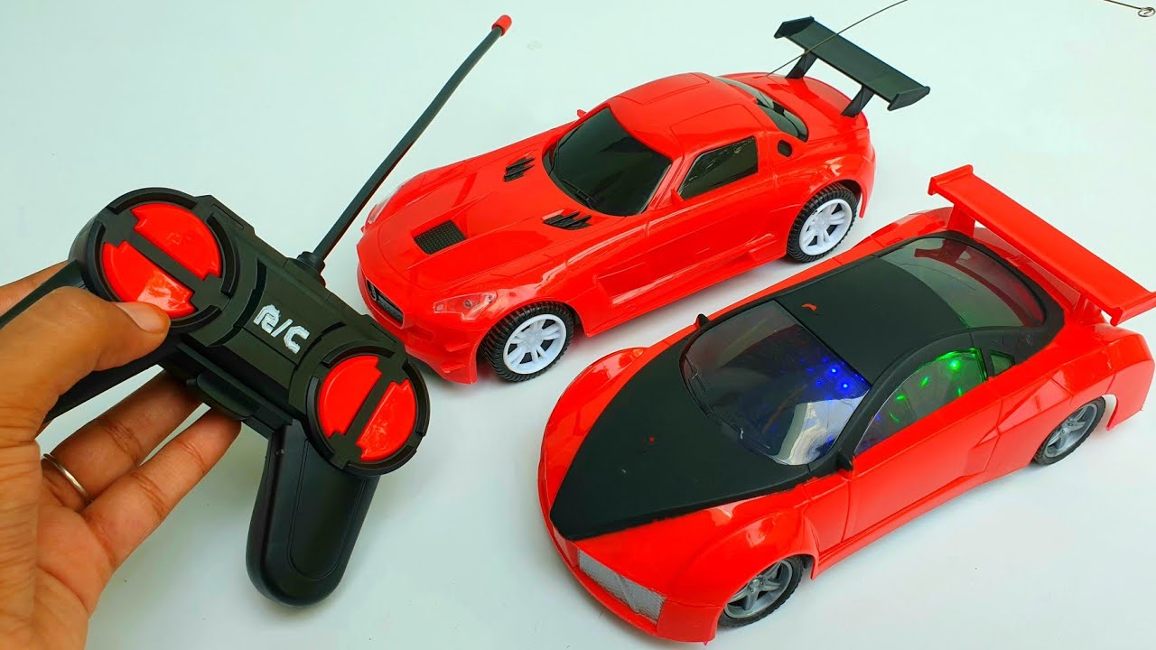 2 rc cars & 1 remote control | unboxing and testing rc cars | remote ...