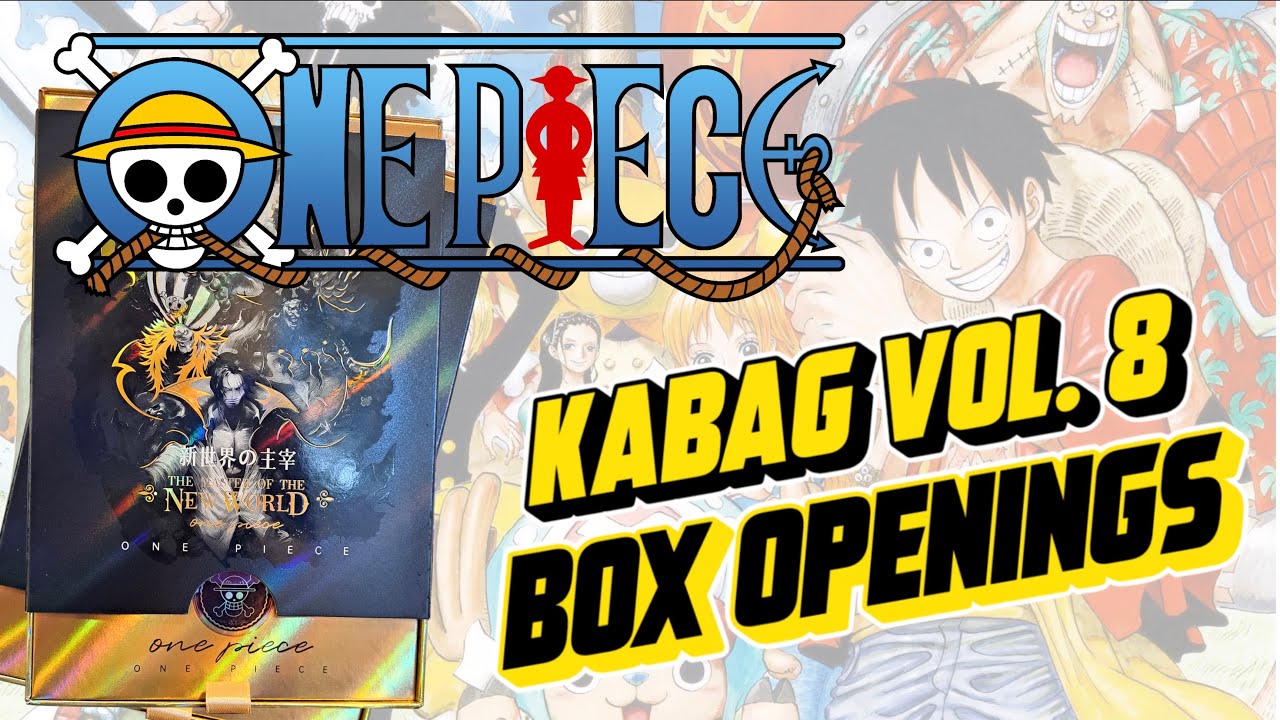 ONE PIECE newest KABAG set - vol. 8! Boxes from a fresh case! - YouTube