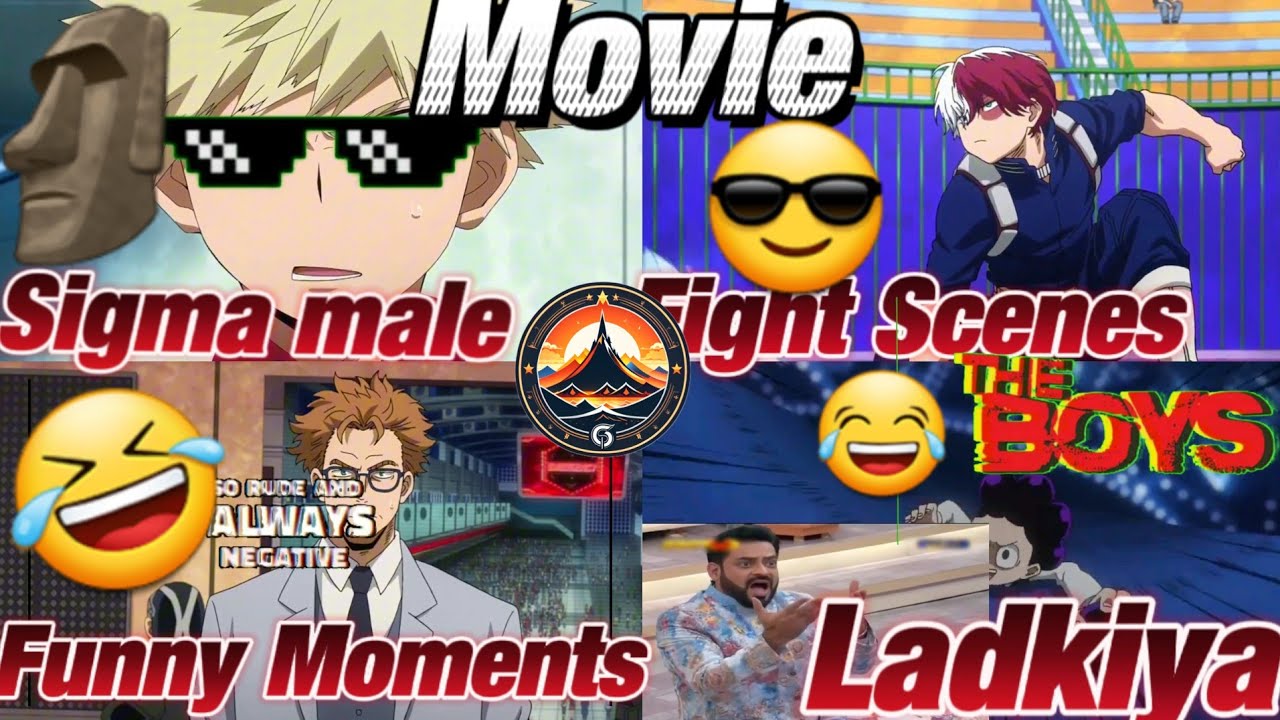 "My Hero Academia: Two Heroes - Movie Funny Clips Compilation" - YouTube