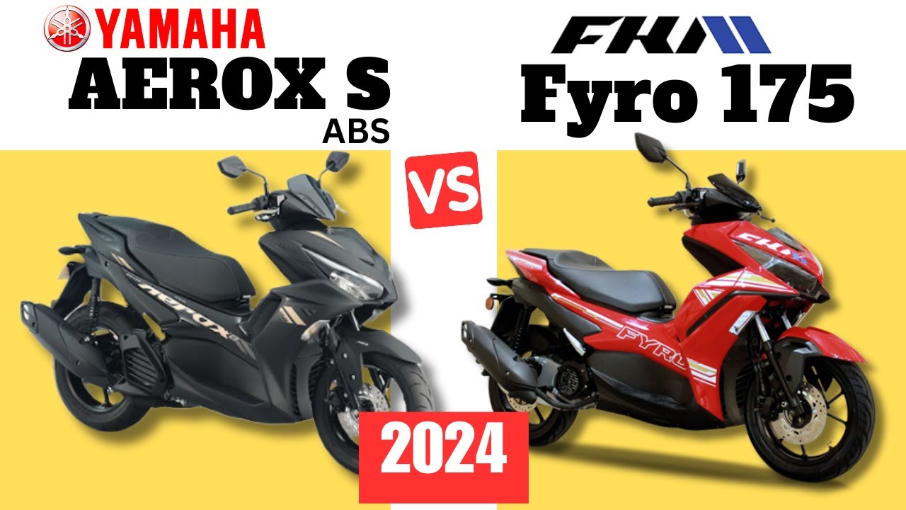 Yamaha AEROX S ABS vs FKM FYRO | Side by Side Comparison | Specs ...