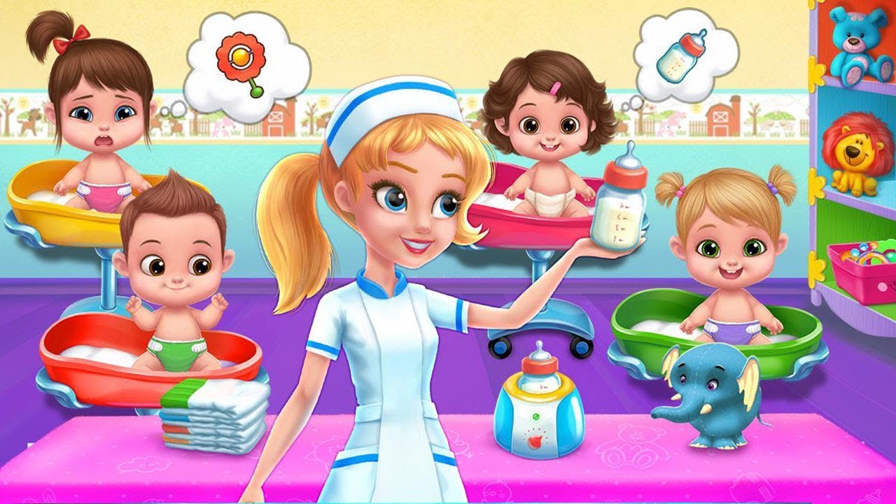 Fun Baby Care Kids Game - New Born Baby Doctor Care Crazy Nursery Fun ...