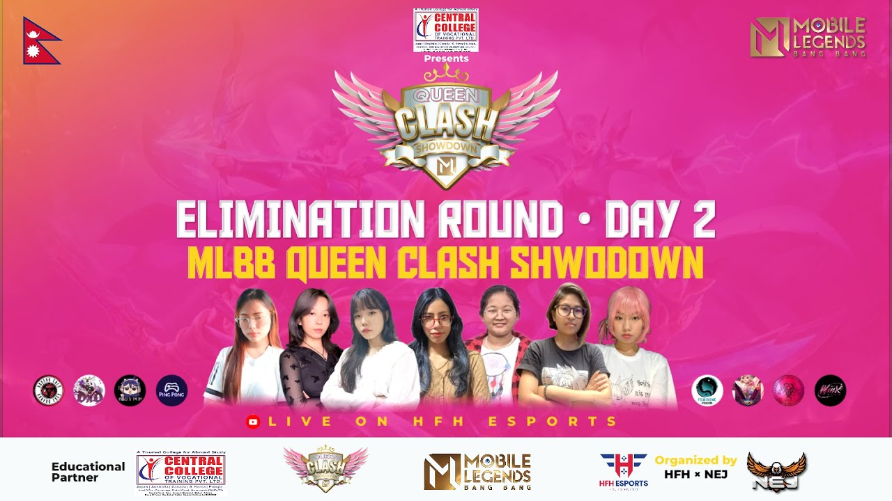 CENTRAL COLLEGE PRESENTS MLBB QUEEN CLASH SHOWDOWN || DAY 2 ...