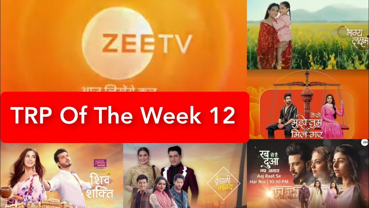 Zee Tv All Serial's BARC TRP Report Of The Week 12 2024 - YouTube
