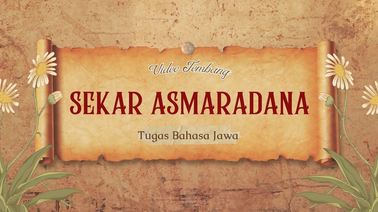 TEMBANG SEKAR ASMARADANA - YouTube