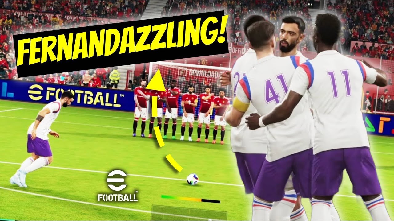 eFootball | Bruno Fernandes' FREE-KICK Masterclass: Watch This Epic ...
