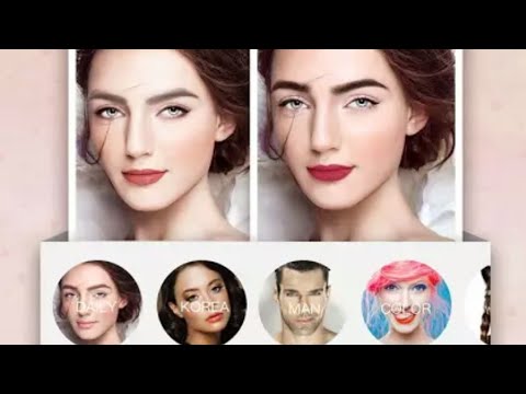Change face color and picture editor - YouTube