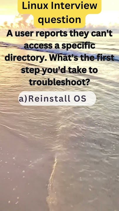 Linux Interview Questions 3 #linuxskills,#linuxcommandline,#linuxinterview,# ...