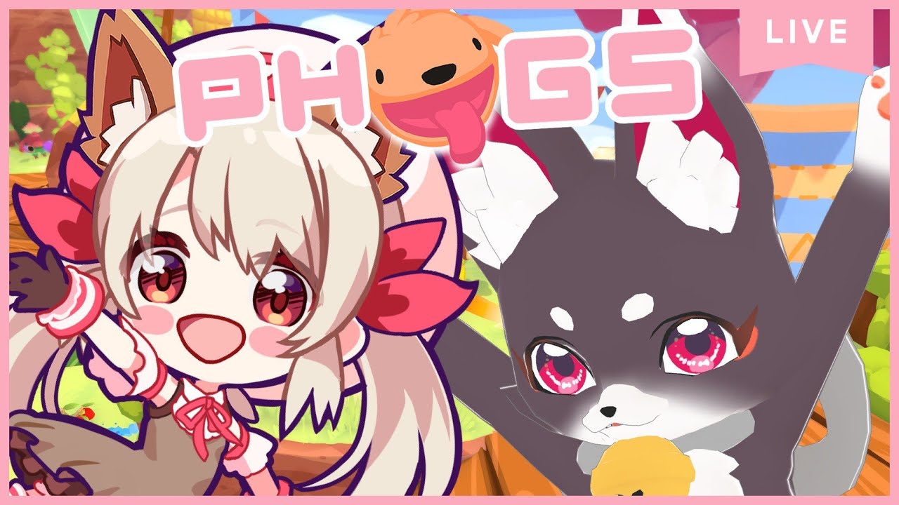 【PHOGS!/新人Vtuber】相性診断ずっ友な莉狐ちゃんとペアゲーに挑戦！ - YouTube
