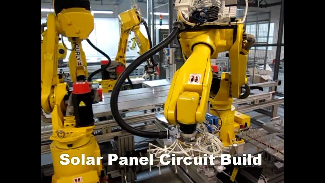 Solar Panel Build Automation - YouTube
