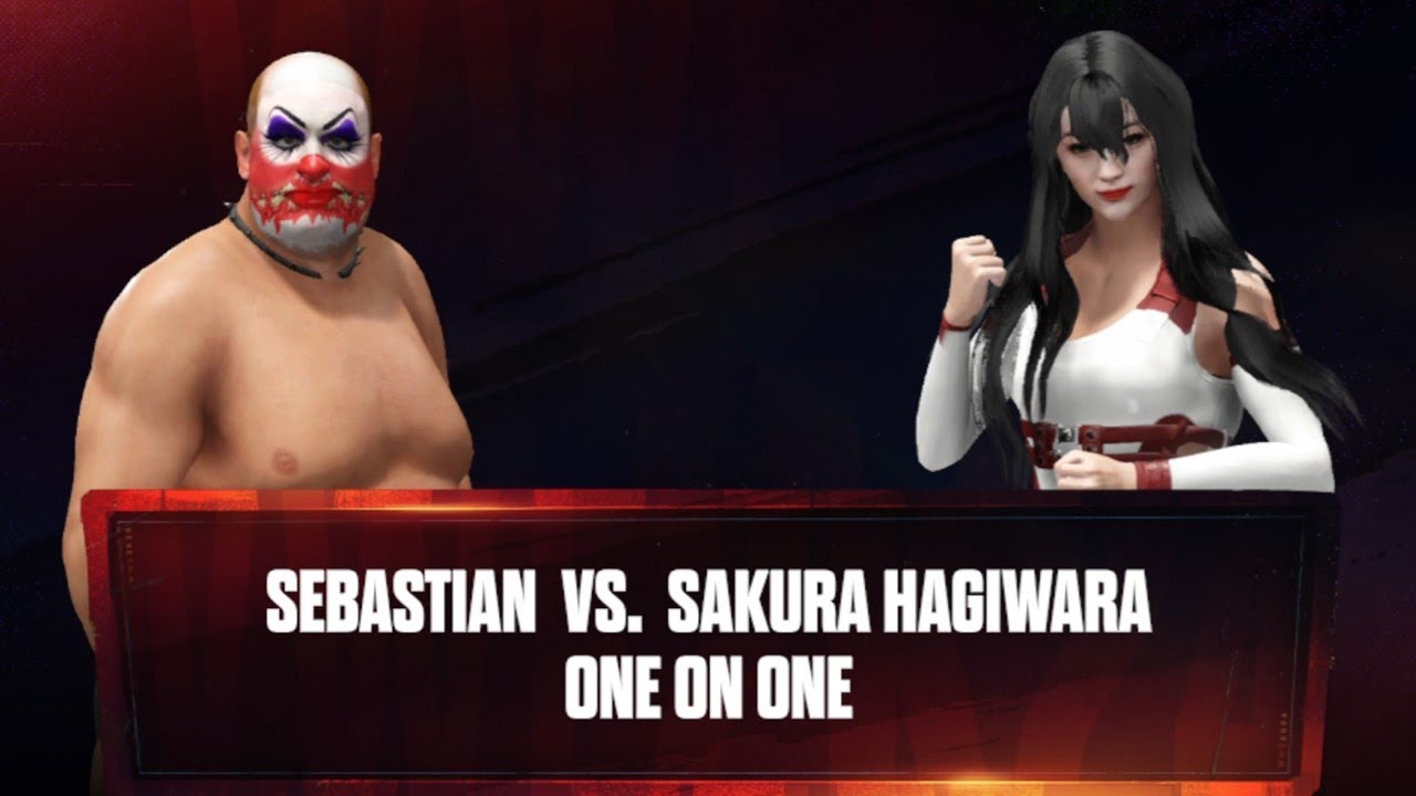 WWE 2K24 セバスチャン (Rumble Rose) vs 萩原 さくら (せかつよ) Sebastian vs Sakura ...