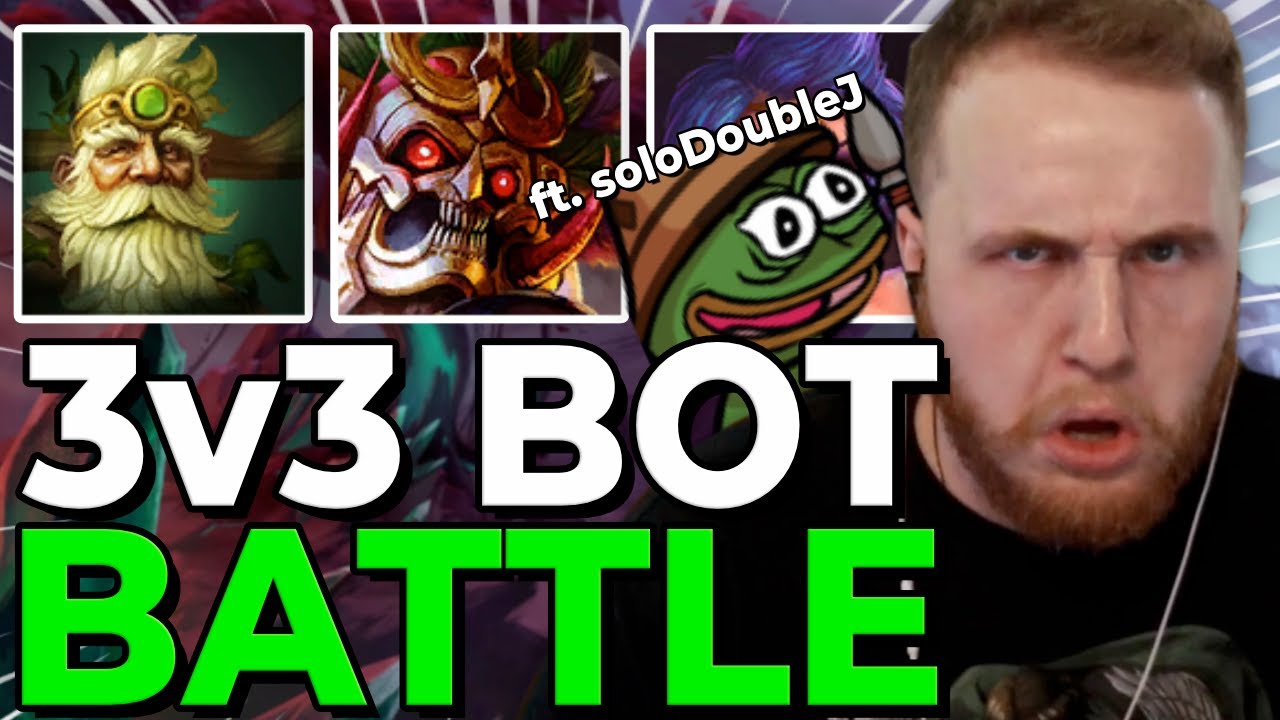 3v3 SMITE GOD BOT BATTLE! THESE GODS ARE BROKEN! (ft. @solodoublej ...