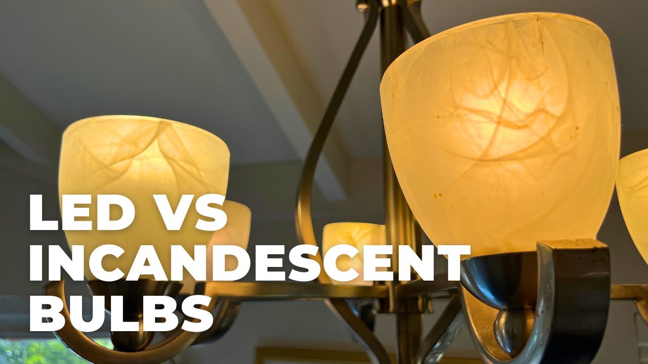 LED Bulb vs Incandescent: Side by Side Comparison, What to Know - YouTube
