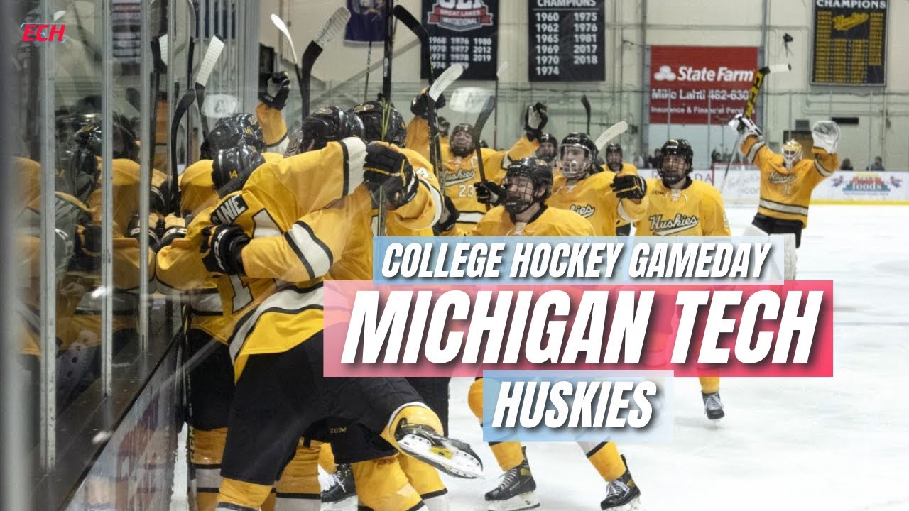 Michigan Tech University College Hockey Gameday - YouTube