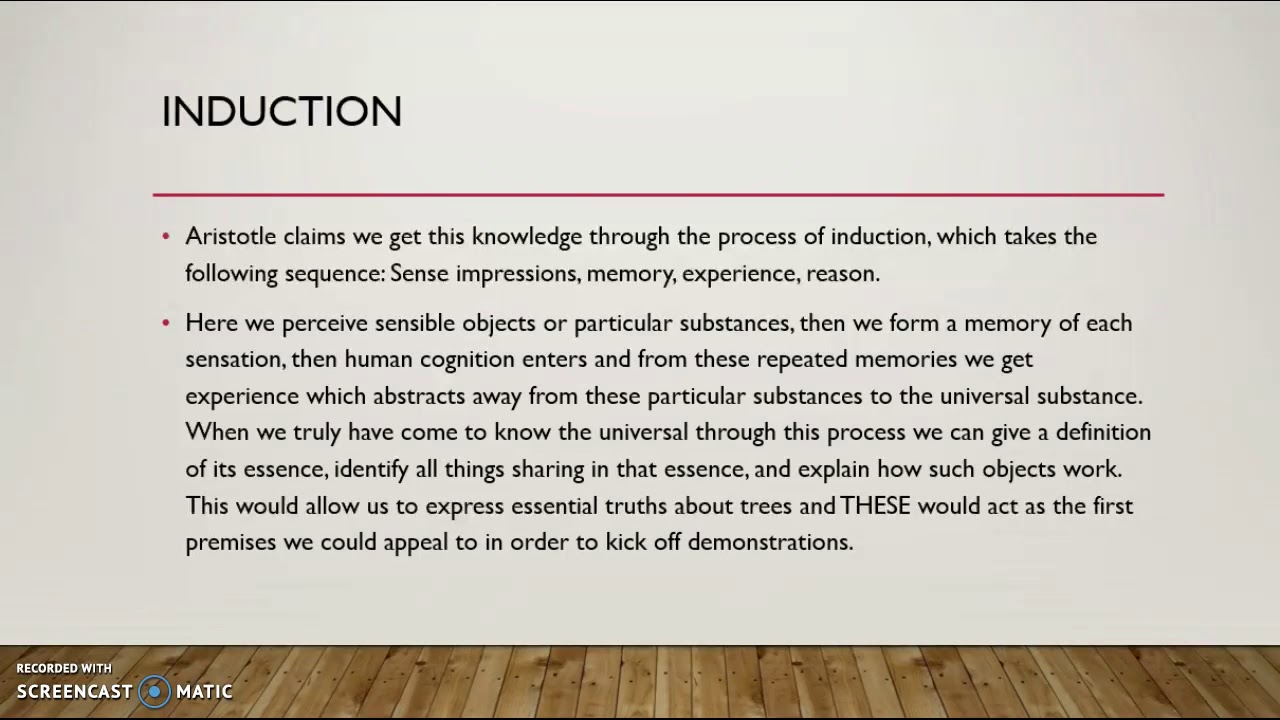Aristotle: Induction - YouTube