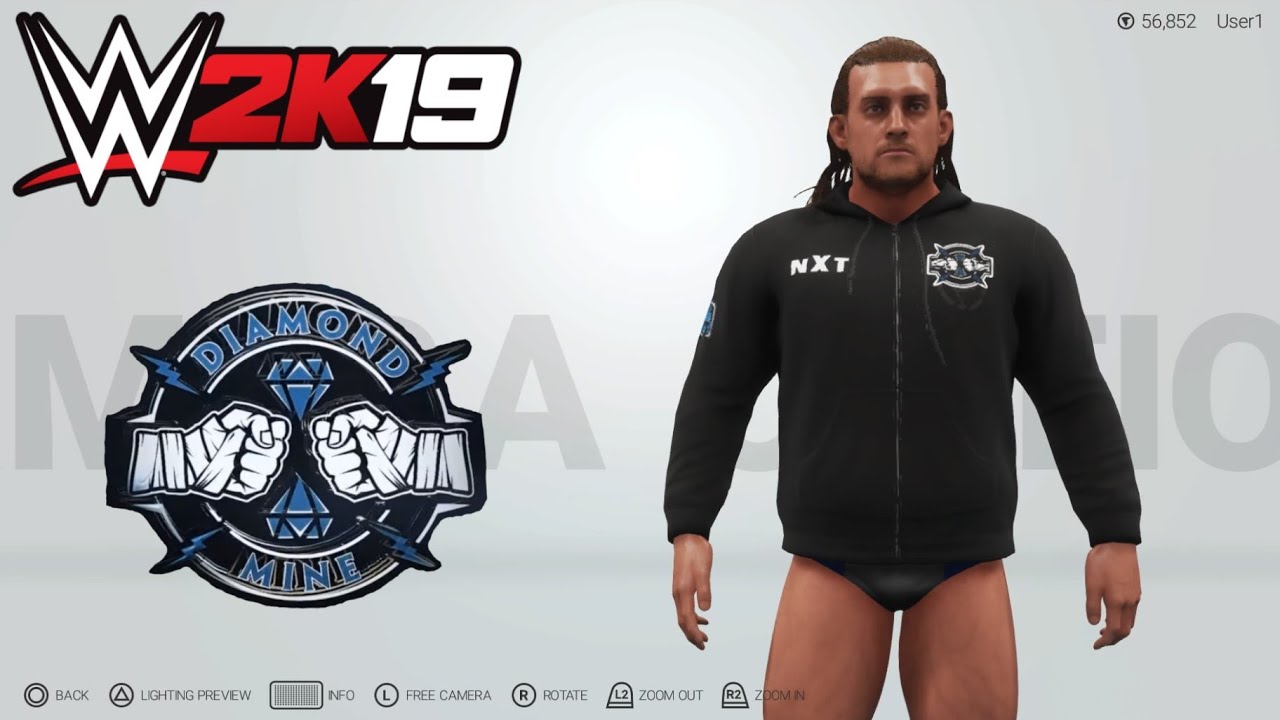 WWE 2K19 ps4/xbox one Tyler Rust caw - YouTube