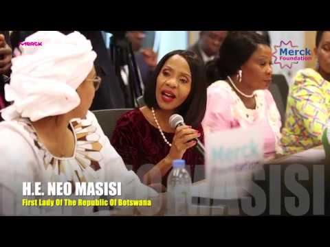 First Lady of Botswana H.E. Mrs. Neo Masisi at Merck Foundation First ...