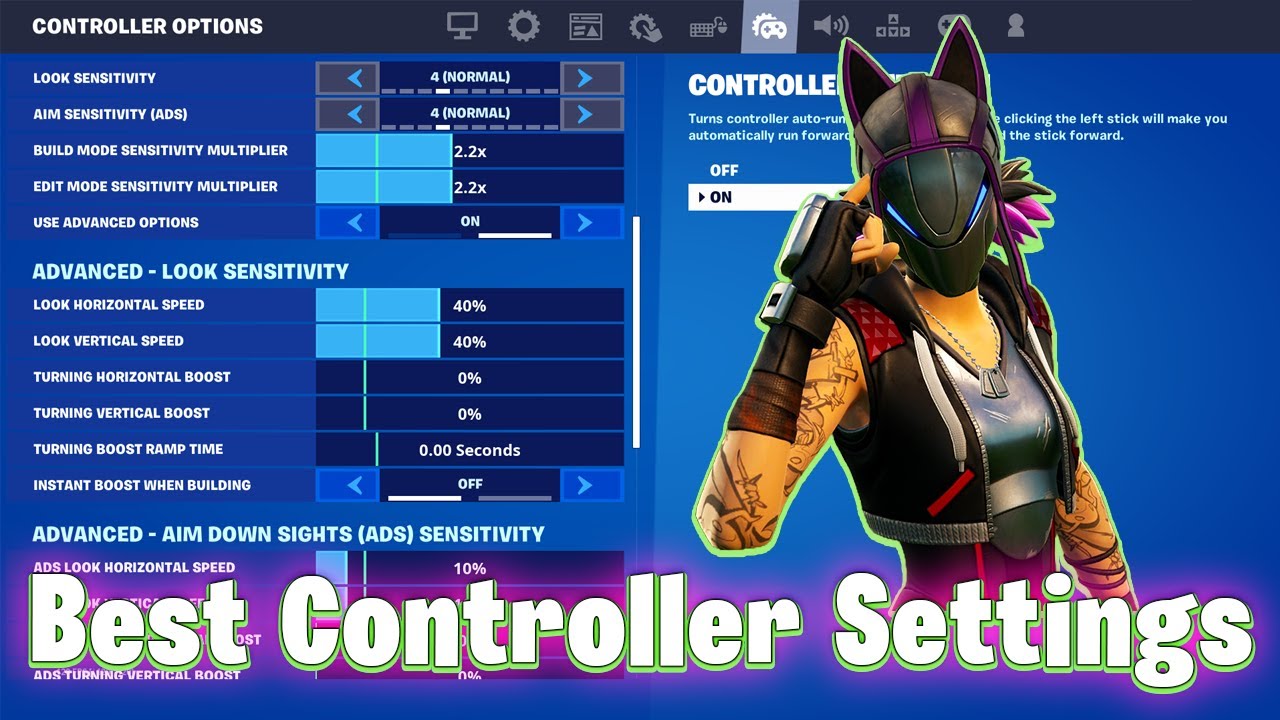 Best OG Fortnite Controller SETTINGS + Sensitivity (PS5/XBOX/PC) - YouTube
