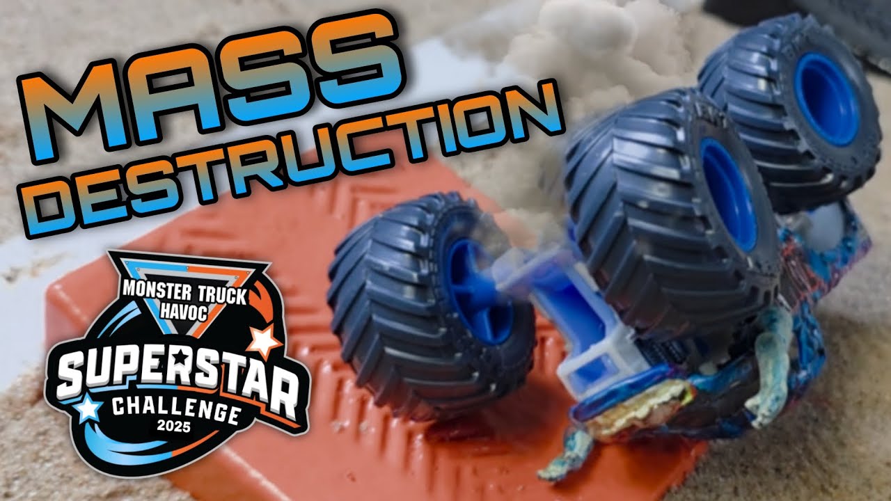 What Is Happening!? (Superstar Challenge) Diecast Monster Truck Racing ...