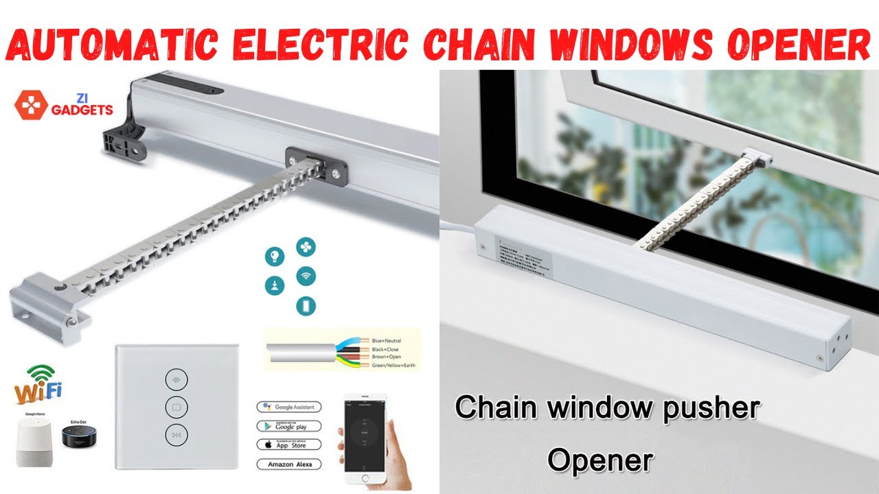 Automatic Electric Chain Windows Opener | Motorized Window Opener ...