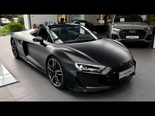 Audi R8 Spyder Black Matte 2022