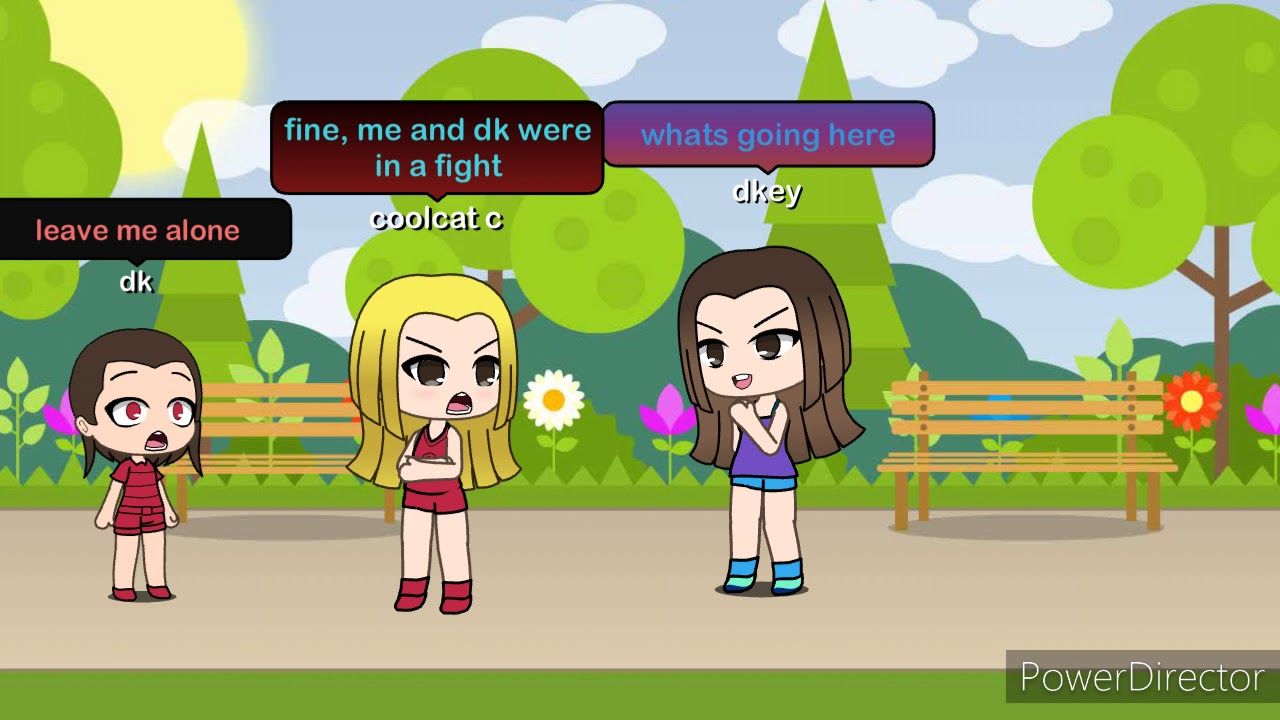 Cool cat c and dk have a fight ( gacha life) :3 - YouTube